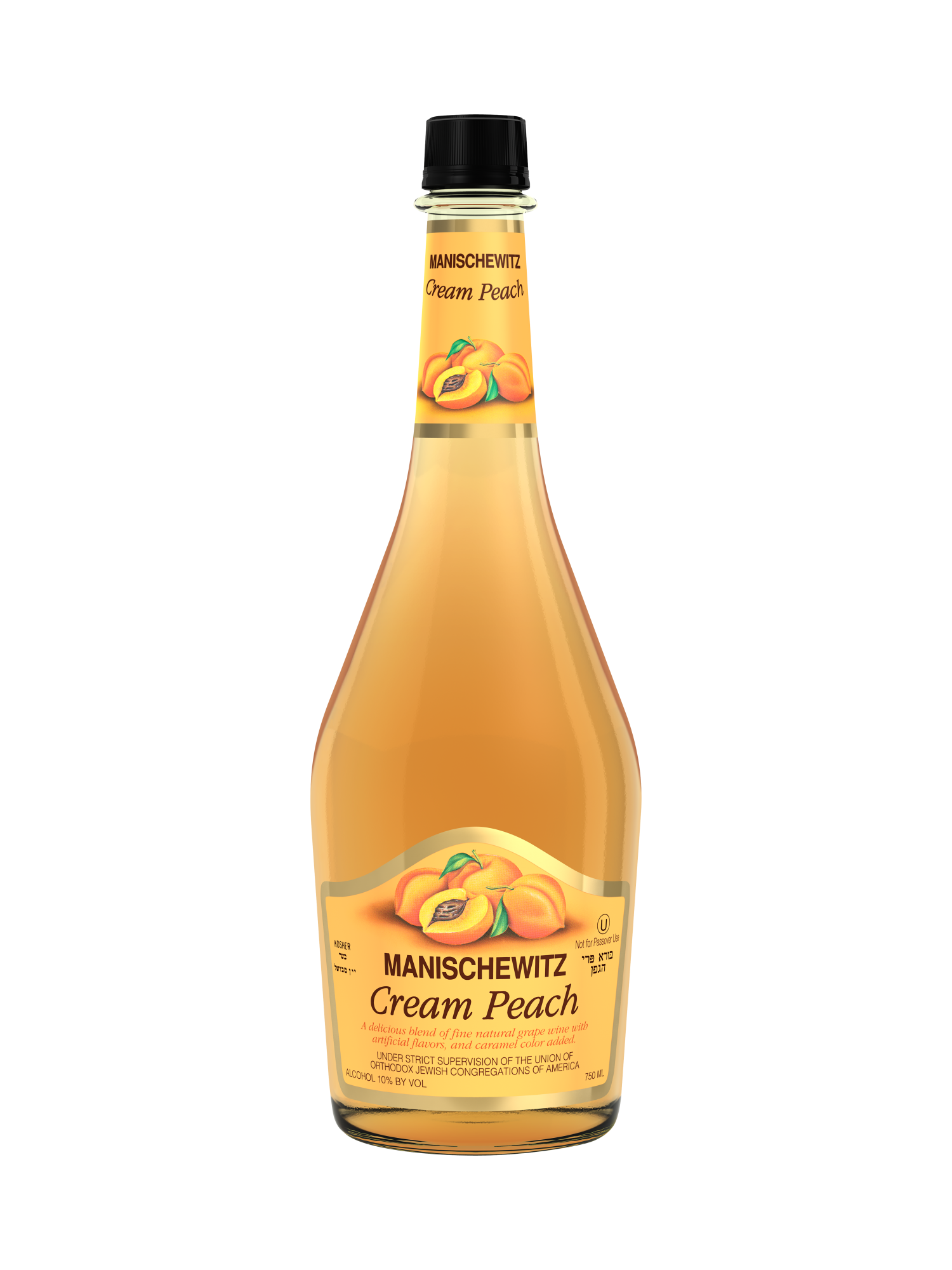 Manischewitz Cream Peach 750ML